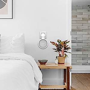 HomeMount Wall Mount for Google Home Mini or Google Nest Mini (2nd Gen),Space-Saving Outlet Holder Accessories for Google Mini Voice Assistant (White)