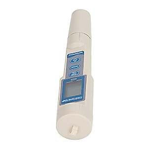PH Meter, 4 in 1 Portable Ergonomic Water Quality Tester Accurate Large Screen ABS Shell Aquaculture for Laboratory