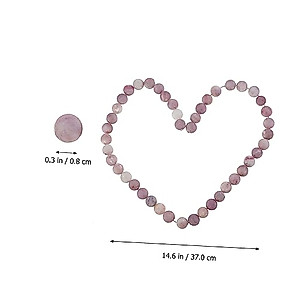 COHEALI 1 String Gemstone Bead Bracelet Loose Gemstones Round Beads Jewelery for Girl Bracelet Making Kit for Girl DIY Accessories Chokers for Jewelry Making Stone Beads Spacer Beads