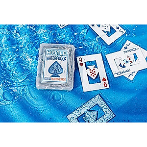 Hoyle Waterproof Playing Cards, Clear, 1 Deck