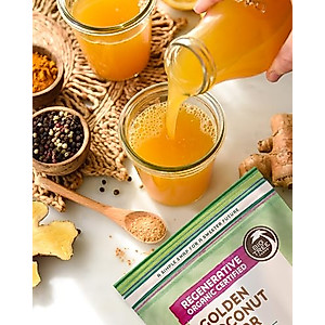 Big Tree Farms Organic Coconut Sugar, Vegan, Gluten Free, Paleo, Certified Kosher, Cane Sugar Alternative, Substitute for Baking, Non GMO, Low Glycemic, Unrefined, Fair Trade, Golden, 1 lb