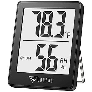 DOQAUS Digital Hygrometer Indoor Thermometer for Home, Room Thermometer ...
