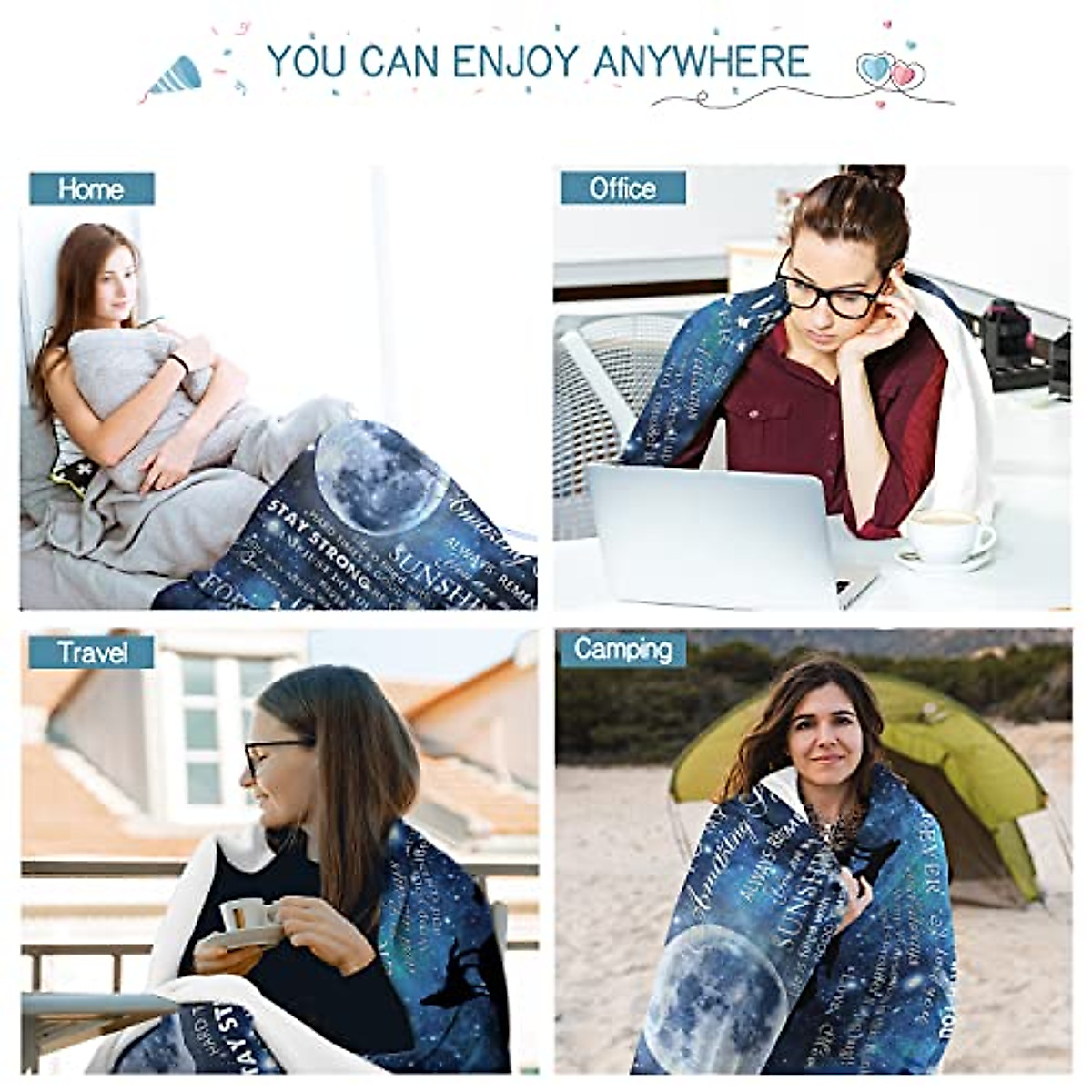 Son Gifts Blanket from Mom, to My Amazing Son Blanket 50" x 60" Birthday Gifts for Son, Ultra-Soft Fleece Moon Wolf Throw Blanket for Son Couch Sofa Travel, Best Graduation Gift Ideas