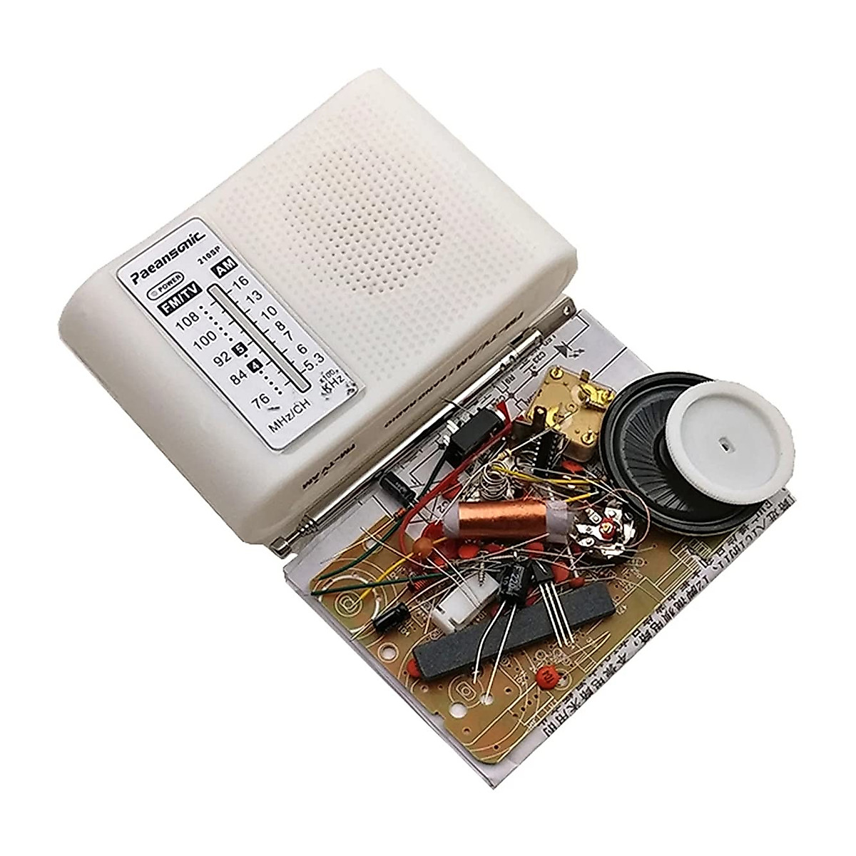 AIMELIAE 1PC AM FM Radio Kit Parts CF210SP Suite For Ham Electronic Lover Assemble DIY