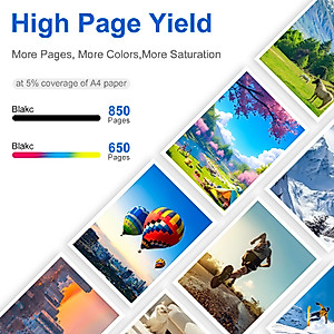 FACMS Compatible 280XXL Ink Cartridge Replacement for Canon 280 281 Ink Cartridges PGI-280XXL CLI-281XXL for PIXMA TR7520 TR8520 TS6120 TS6220 TS6320 TS8120 TS8220 TS9120 TS9520 TS9521C TS702 Printer