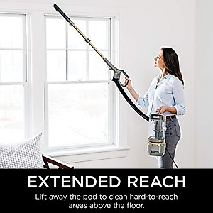 Shark LA502 Rotator Vacuum Vacuum with Self Brushroll Powerful Pet Hair Pickup and HEPA Filter, Lift-Away Upright w/Duo Clean, Silver