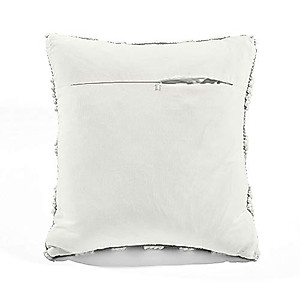 Lush Decor Adelyn Decorative Single Pillow Cover, 20" x 20", Gray
