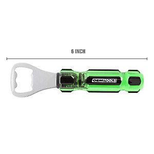OEMTOOLS 26033 Screwdriver-Style Bottle Opener, Acetate Handle, Bar Bottle Opener, Beer Bottle Opener Tool for Workspaces and Tool Boxes, Bartender Gadgets
