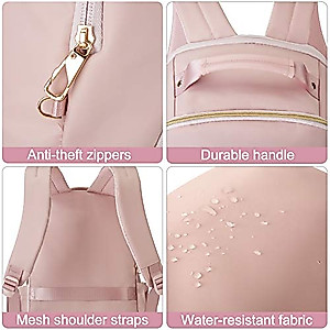 LIGHT FLIGHT Laptop Backpack Women Travel Backpacks Book Bag for 17.3 Inch Computer Carry on Back Pack for Work Travel College Large Pink