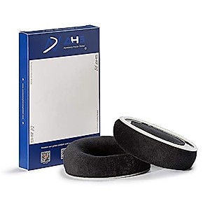 Premium Velour Ear Pads Compatible with AKG K701 K702 AKG Q701 K612 PRO K712 PRO and Massdrop K7XX Headphones. Premium Velour | Soft High-Density Foam | Easy Installation