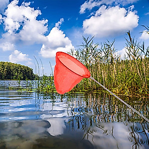 Coopay 5 Pack Telescopic Butterfly Nets Catching Insects Bugs Fishing Nets Great Outdoor Tools for Playing - Extendable from 14.6" to 33.4" (Blue Purple Orange Green Yellow)