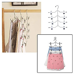 SmarTopus Multi-functional Four-layer Stainless Steel Pants Rack Hanger