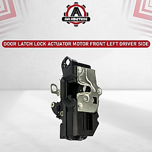 Door Latch Lock Actuator - Front Left Driver Side - Replaces 15880052, 207838846, 931-303 - Compatible with Chevy, GMC, Cadillac Vehicles - Tahoe, Silverado, Escalade, Sierra, Yukon - 2007, 2008, 2009