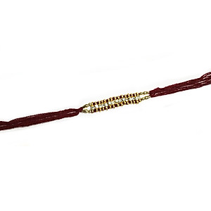 Set of Three Rakhi, 14 Stone Rakhi thread, Raksha bandhan Gift for your Brother, Vary Color and Multi Design