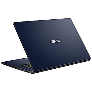 ASUS E410 14" Laptop, Intel Celeron N4500, 4GB RAM, 128GB eMMC SSD, Windows 11 Home in S Mode, TWE 64GB Micro SD Card, Star Black