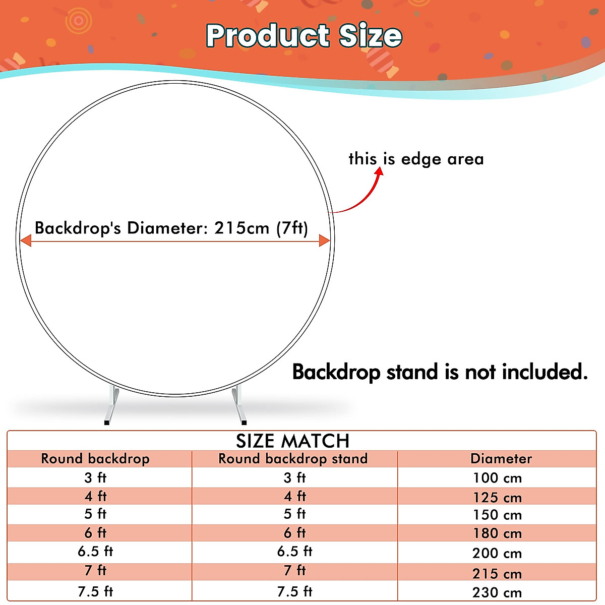 Vbttmp 7x7ft Rustic Wood Round Backdrop Cover Polyester Brown Wood Circle Background for Photography Vintage Wood Texture Wall Round Backdrop Baby Shower Birthday Party Wedding Photo Shoot Studio Prop