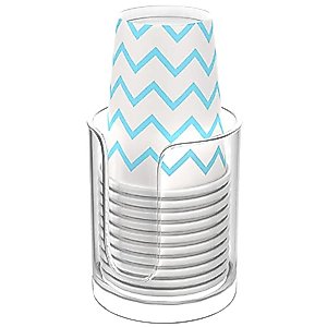 Small Bathroom Cup Dispenser for 3-4 oz Cups Pack of 1(No Cups Included)