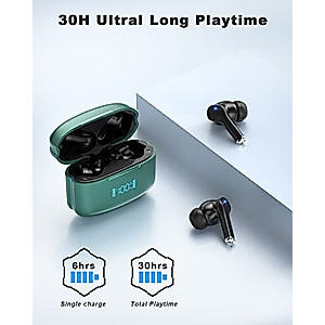 Myinnov Active Noise Cancelling Wireless Earbuds,Bluetooth 5.3 Headphones with 6 Microphones,Ture Wireless in-Ear Detection Ear Buds, IPX6 Waterproof Stereo Earphones for iPhone&Android