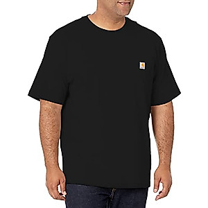 CarharttMenLoose Fit Heavyweight Short-Sleeve Pocket T-ShirtBlackLarge