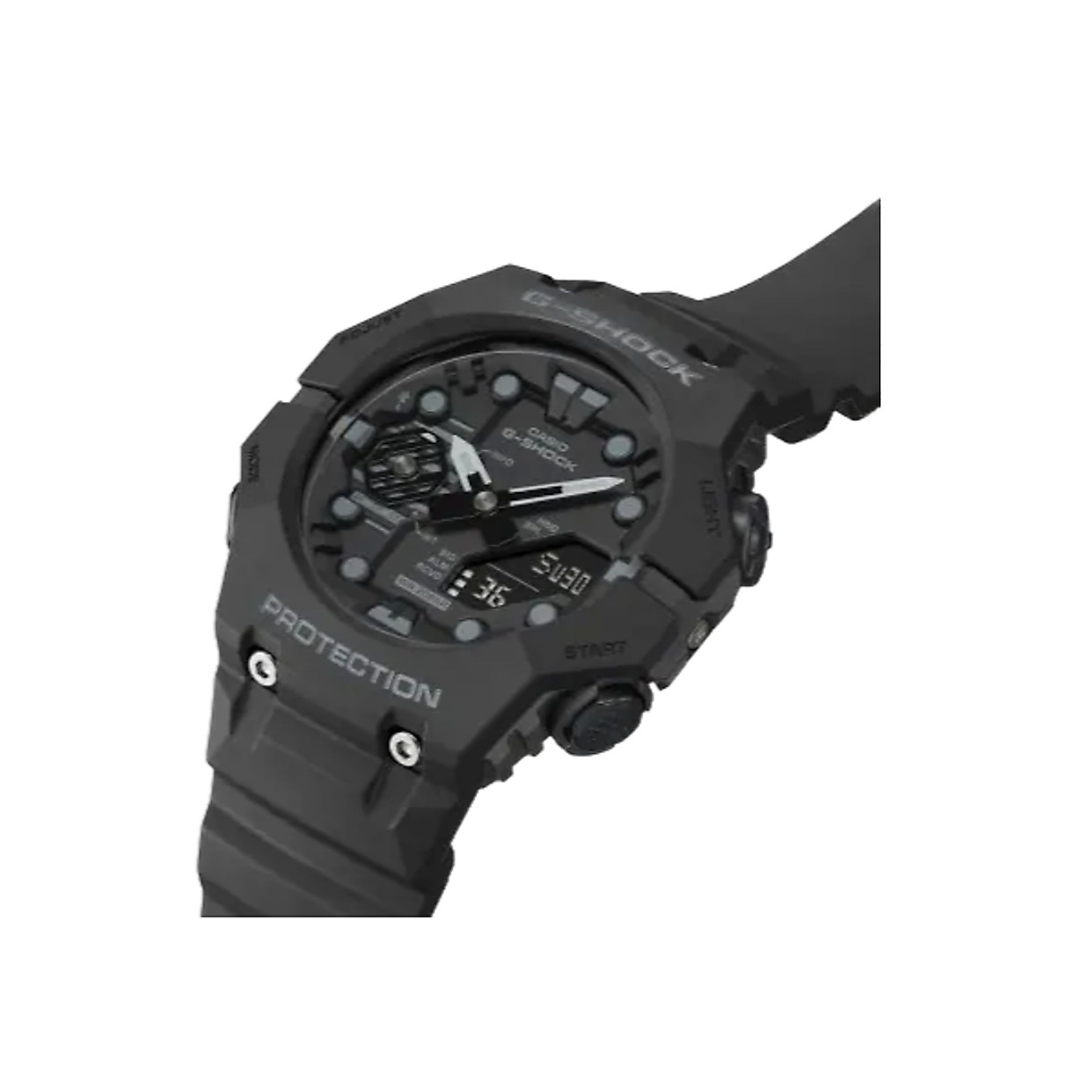 G-Shock Casio Analog-Digital Bluetooth Combi Black Resin Strap Watch | GAB001-1A