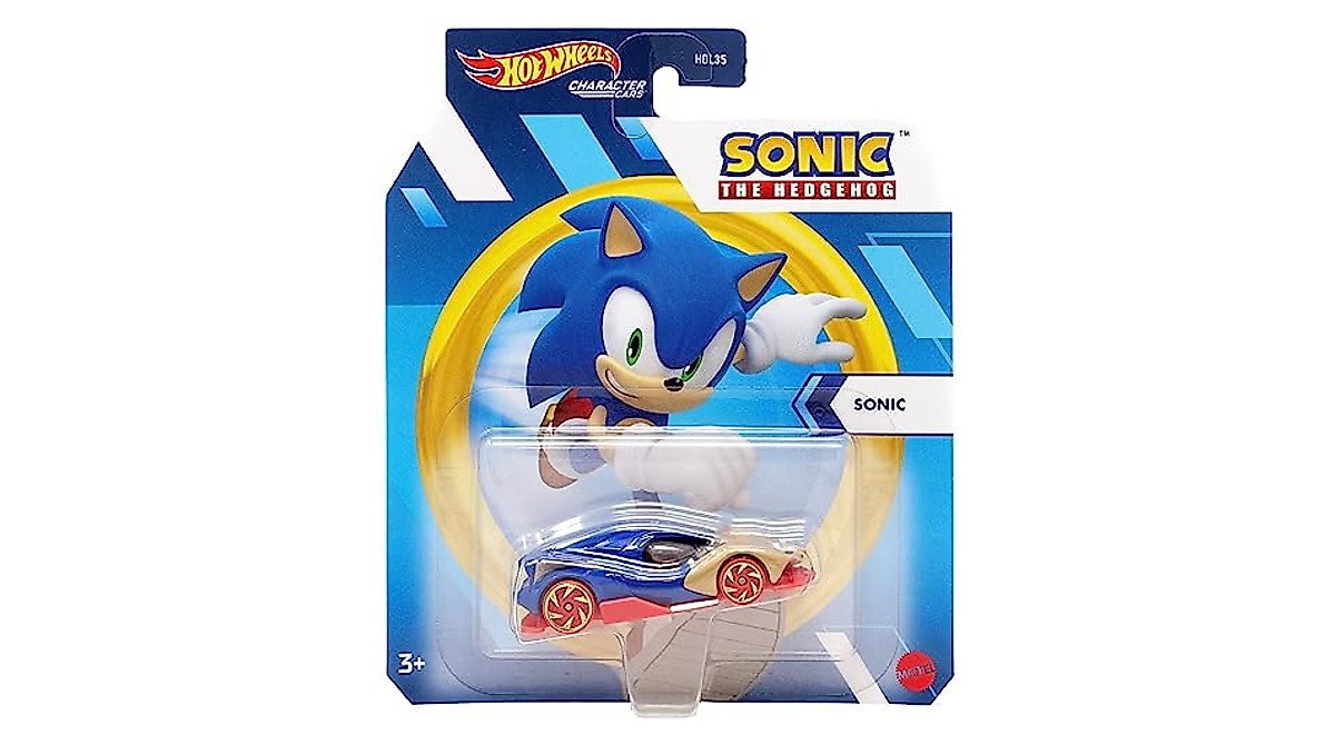 Hot Wheels Sonic Character Car | 1:64 Scale Diecast Collectible