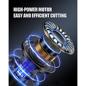 Shaved Ice Snow Cone Machine - Slushie Machine with 2 Reusable Plastic Ice Mold and Stainless Steel Blades,Kitchen Electric Cocktail Margarita TableTop Ice Crusher(Blue)