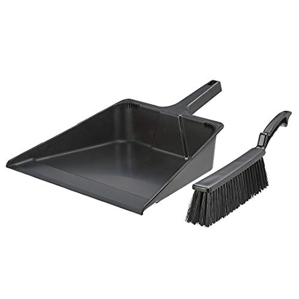 AmazonCommercial 16" Jumbo Dust Pan and Brush Set - 6-Pack