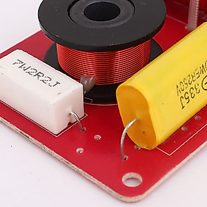 uxcell 2 Pcs 100W 2-Way Speaker System Audio Crossover Filters Frequency Distributor