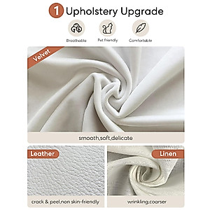 Miscoos Velvet Convertible Futon Sofa Bed, 71" Comfy Loveseat Sleeper Sofa with Adjustable Backrest Armrest, Strengthen Wood, Thick Cushion, Small 2 Seater Futon Couch for Living Room Bedroom