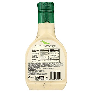 365 by Whole Foods Market, Dressing Ranch Light Organic, 16 Fl Oz