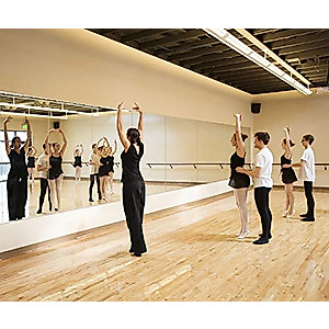 CrossROBBIN Wall Mounted Activity Mirrors for Home Gym and Commercial Use (1, 48"x32")