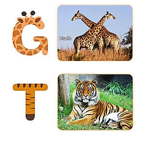 Aomola Wooden Puzzles for Toddlers,Alphabet ABC Puzzle Numbers Puzzle Set,Kids Educational Preschool Pegged Puzzles,Learning Toys Gift for 3 Year Old and Up Boys and Girls