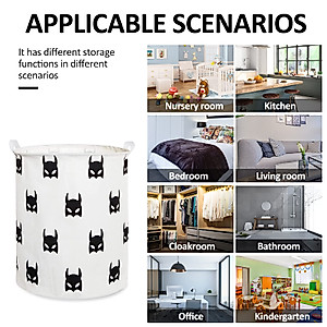 RoyBoder Collapsible Laundry Basket in Bedroom Waterproof Laundry Hamper in Bathroom Large Laundry Bag in College Dormitory Cloakroom Livingroom Nursery Organizer Toy Bin