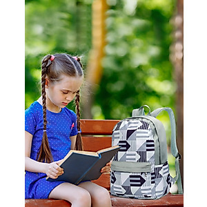 Ejqcmz Backpack for Kids, Boys Preschool Backpack with Lunch Box and Pen Bag, School Bookbag Set Middle-School Elementary Bookbags for Girls-Boys(JA001)