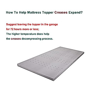 VLAVEN 3-Inch-Twin Pad, Mattress Topper, Black