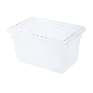 Rubbermaid Commercial Products-Food Storage Box/Tote for Restaurant/Kitchen/Cafeteria, 21.5 Gallon, Clear (FG330100CLR)