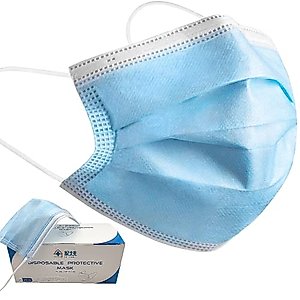 Dr. Family Disposable Face Mask for Adults, 50 PCs, Face Mask with Excellent Fit, Breathable Disposable Masks, Soft Ear Loops, Perfect for Travel, Office, School - Ship from USA