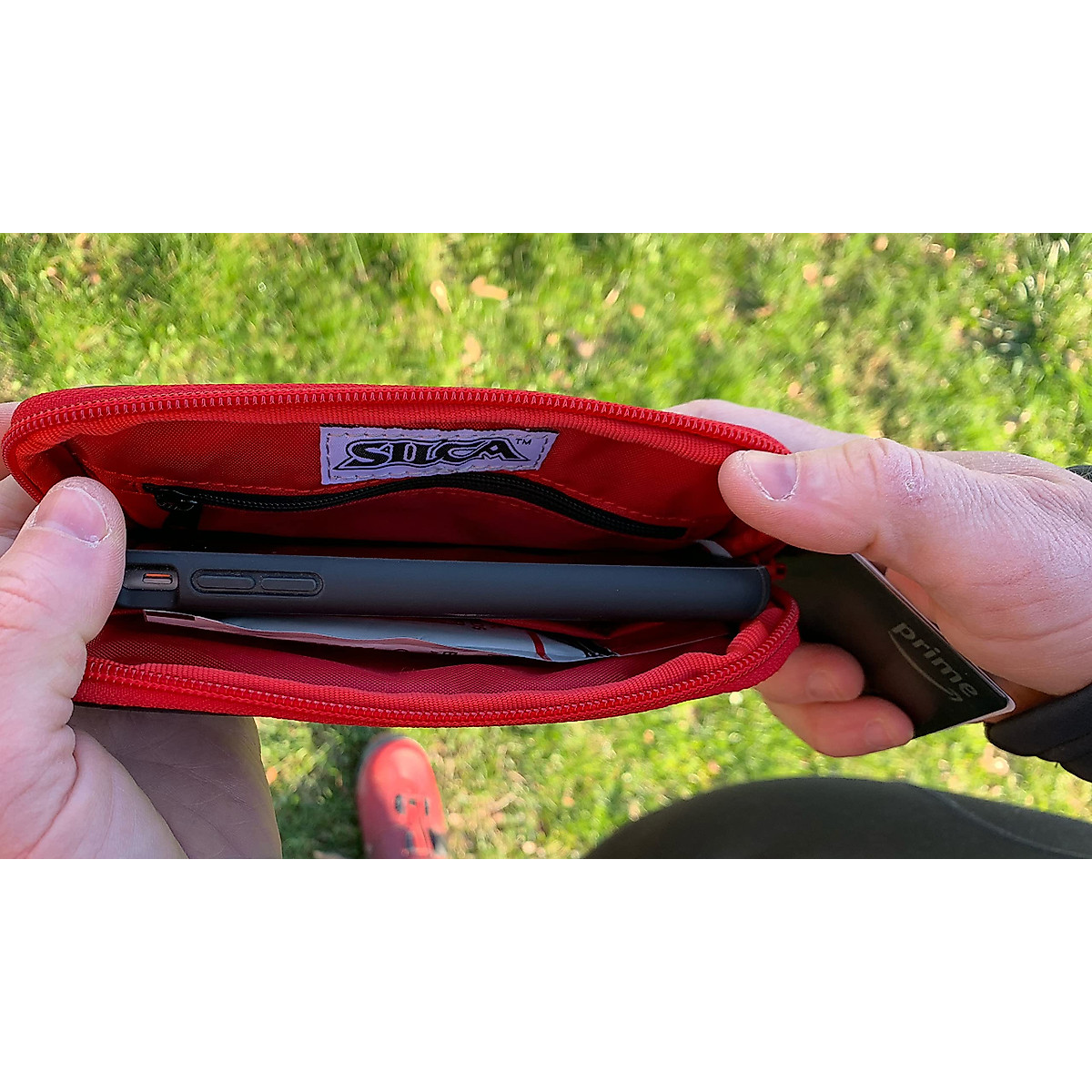 SILCA Borsa ECO | Water Resistant Travel Wallet | Jersey Pocket Wallet | Single Pocket Essentials Phone Pouch | Bike Travel Cases | Riding Wallet | Cycling Wallet