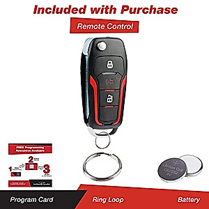 Flip Key Fob Keyless Entry Remote for Ford Lincoln Mercury (CWTWB1U345)