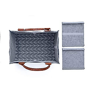 Tiny and Tot Diaper Caddy Organizer - Nursing Station Caddy, Diaper Caddie Organizer, Nappie Caddy, car Organizer, Portable Diaper Caddy, Changing Station Organizer