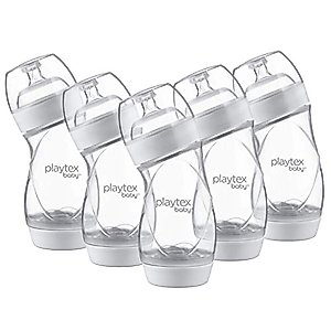 Playtex Baby Ventaire Bottle, Helps Prevent Colic & Reflux, Clear, 9 Oz, 5 Count - Pack of 1