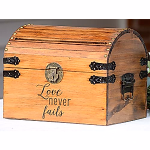 Love Never Fails Wedding 1st Corinthians Wedding Card Box