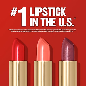 Revlon Super Lustrous Lipstick, Creamy Formula For Soft, Fuller-Looking Lips, Moisturized Feel, 663 Va Va Violet, 0.15 oz