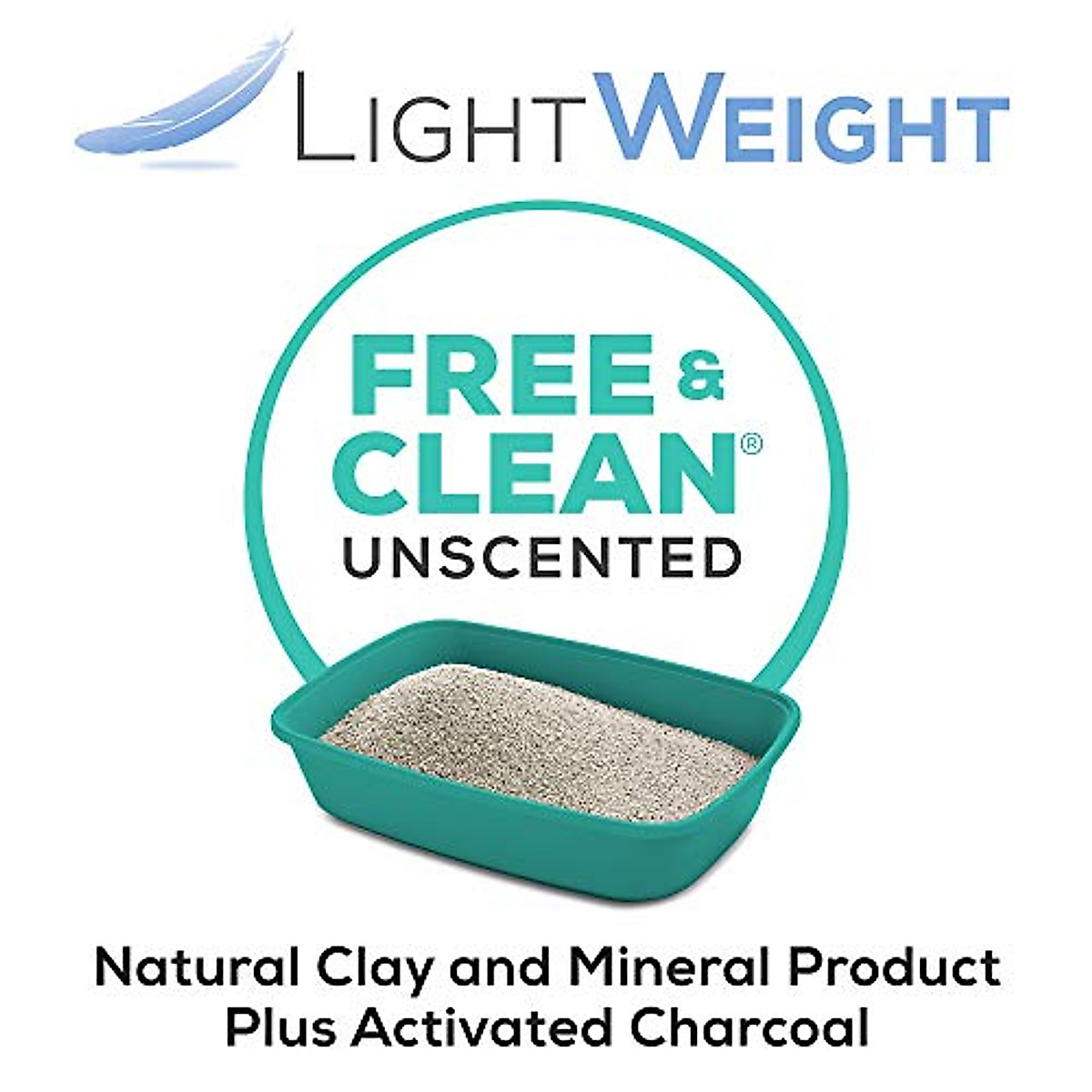 Purina Tidy Cats Lightweight Free & Clean with Ammonia Blocker Clumping Cat Litter - 8.5 lb. Jugs