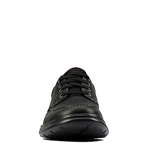 Clarks Men's Cotrell Edge Oxford, Black Oily Leather, 11 D-Medium US