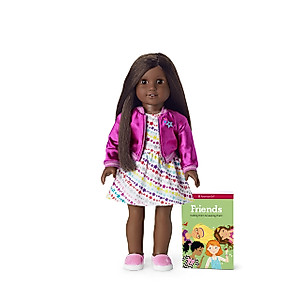 American Girl Truly Me 18-inch Doll #80 with Brown Eyes, Black Hair, and Very Deep Skin with Neutral Undertones, For Ages 6+