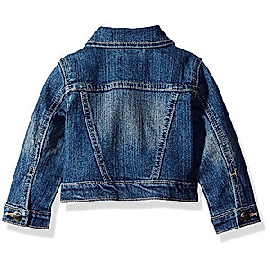 The Children's Place Baby Girls And Toddler Girls Basic Denim Jacket,China Blue,5T