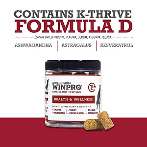 WINPRO Pet Health & Wellness Chews for Dogs, 40 Soft Chews, Plasma Powered, Grain Free Supplement for Dogs Providing Vitality and Immunity Support