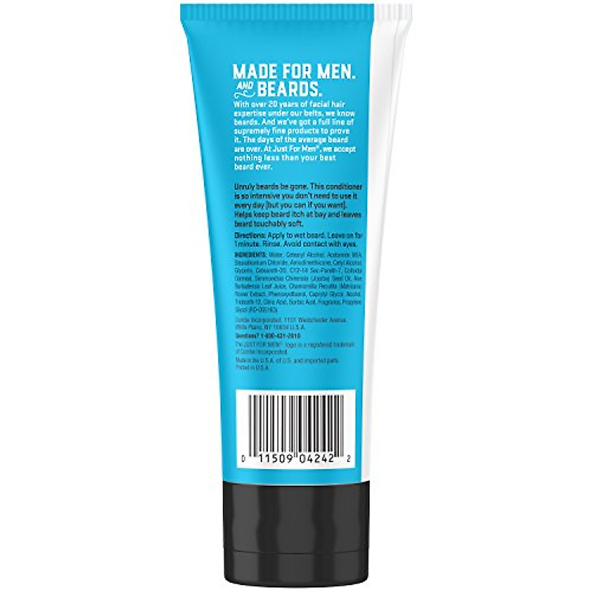 Just For Men The Best Beard Conditioner Ever, Made with Oatmeal, Aloe, Chamomile, and Jojoba Oil, 3 Fluid Ounce