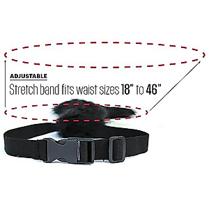 Cat Ears and Tail Set Costume Accessories Faux Fur Ear Headband Ear Clips Head band Furry Black Long Tails Choker Halloween Cosplay Costumes Anime Animal Ears Hair Clip for Women Adult Accessory